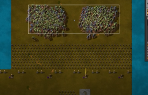 防壁のレイアウト検証動画 – We love Factorio